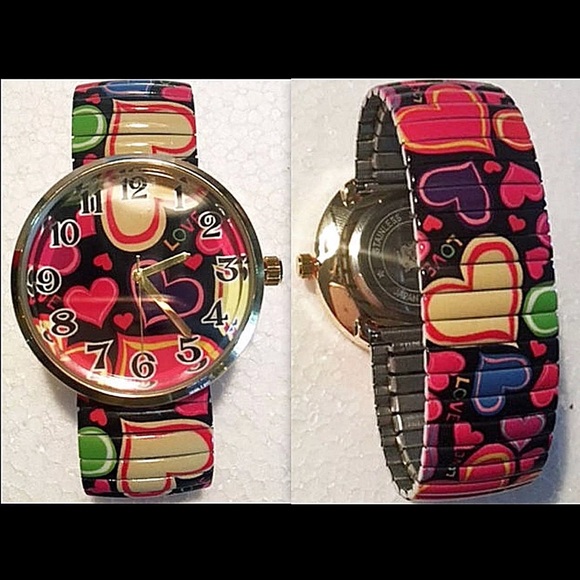 Jewelry | Love Heart Wrist Watch | Poshmark